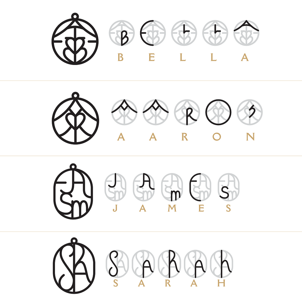 Design Your Custom Monogram Keychain – Loode Jewelry